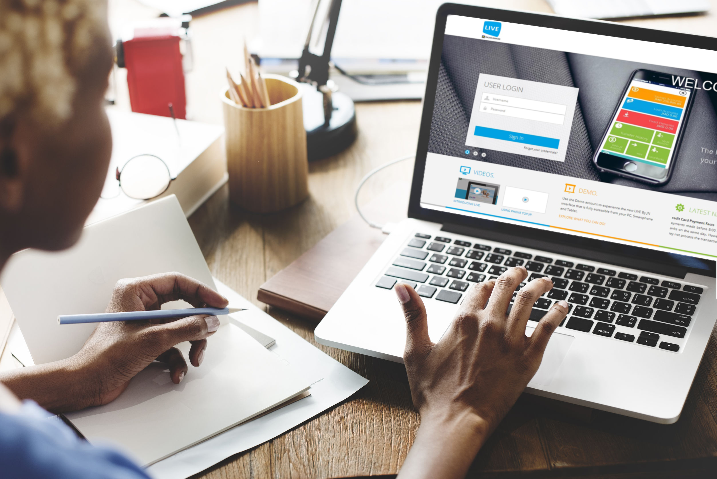 Online Banking on the Go, JN LIVE- “Easy and Convenient” - JN Bank