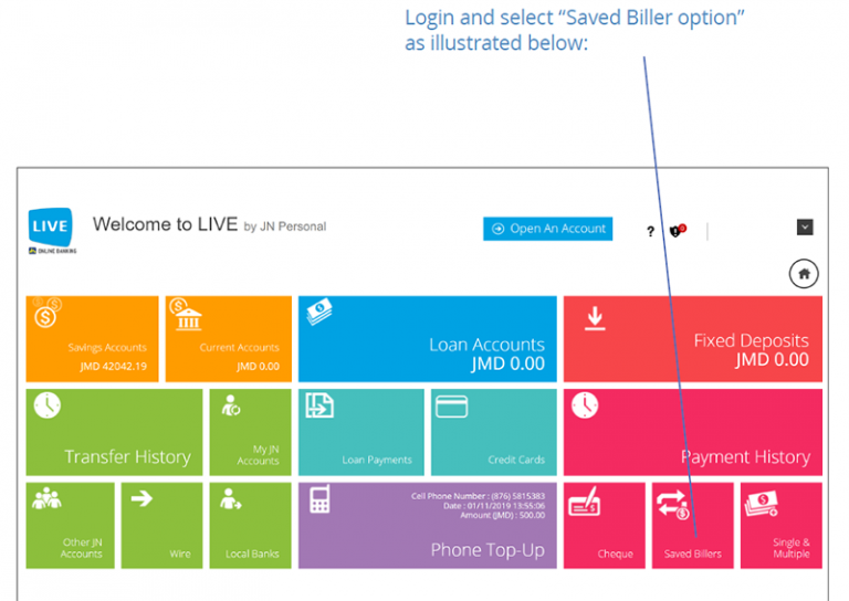 Bill Payment - JN Bank