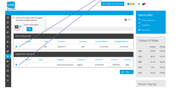 Bill Payment - JN Bank