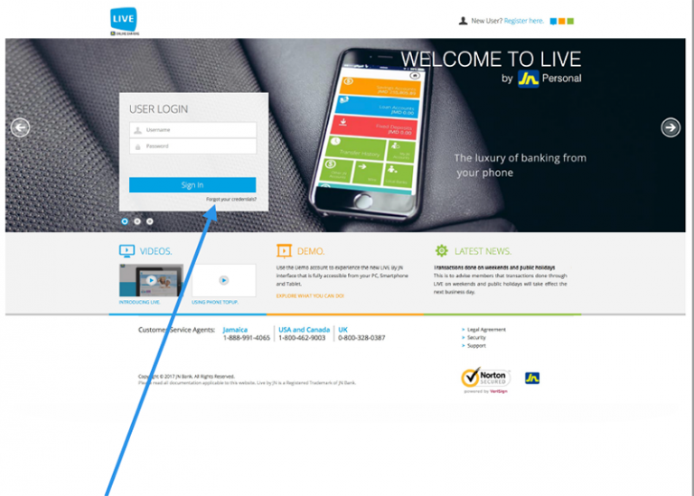 Username Recovery - JN Bank