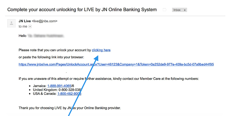 Unlocking your JN LIVE account - JN Bank