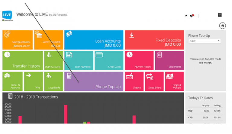 How to top-up your mobile - JN Bank