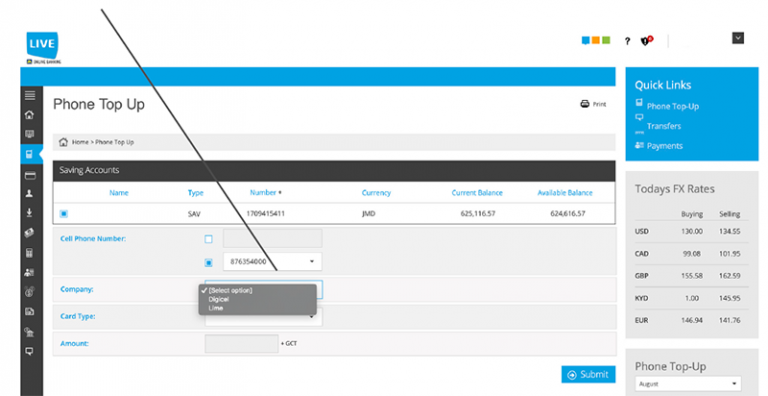 How to top-up your mobile - JN Bank